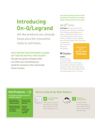 On-Q Legrand Brochure | PDF