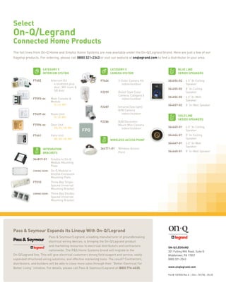 On-Q Legrand Brochure | PDF | Home Improvement | Home & Garden
