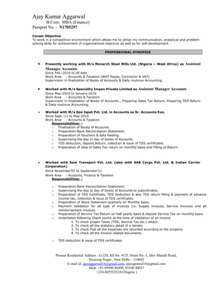 CV Ajay Aggarwal | DOC