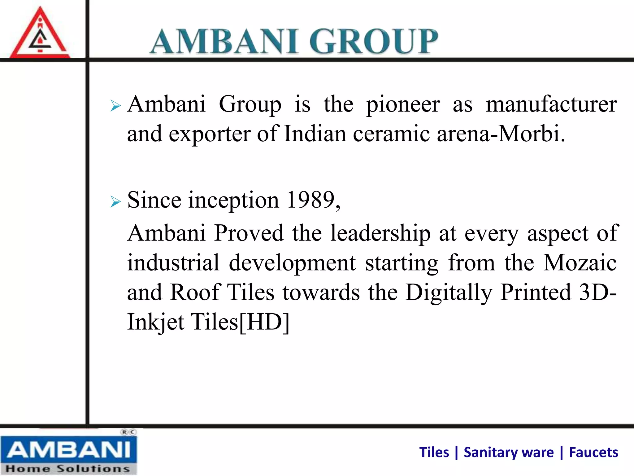 Ambani Presentation | PPSX