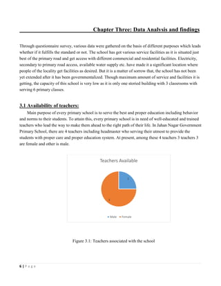 Case Study Report on Jahan Nagar Primary School | PDF