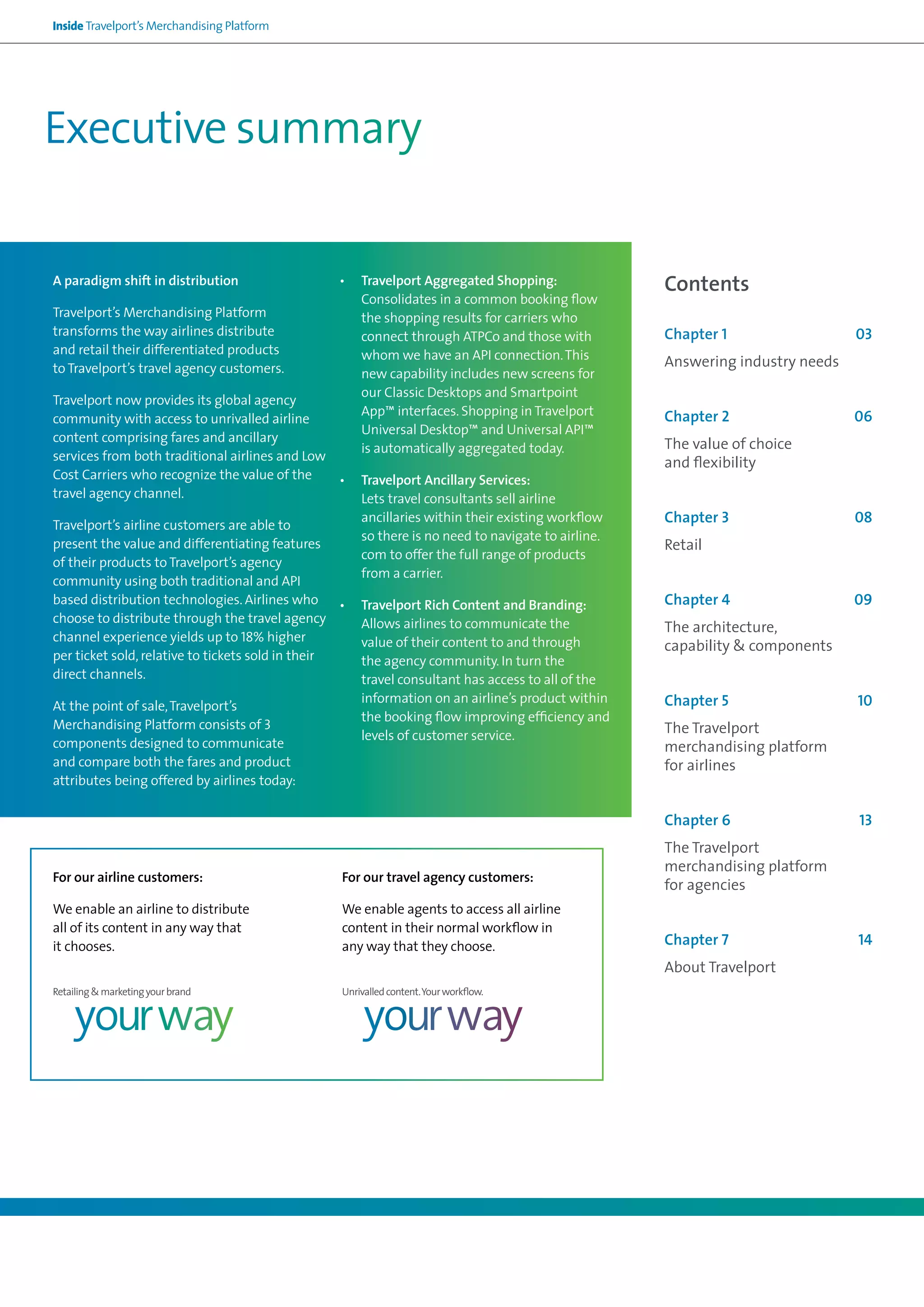Inside Travelport Merchandising Platform | PDF