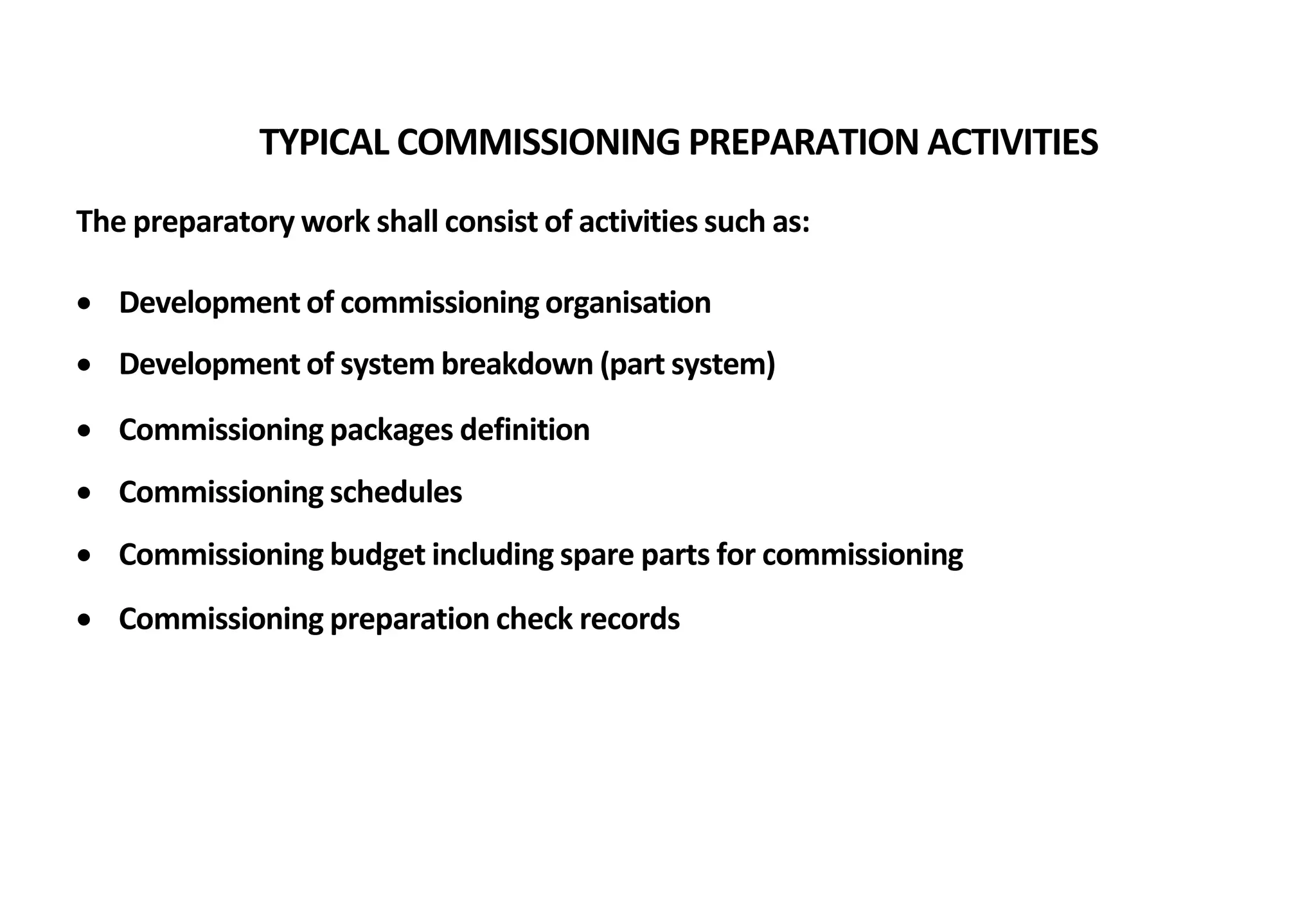 Commissioning of Offshore Installations | PPTX