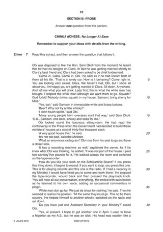 IGCSE Literature | PDF