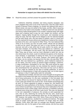 IGCSE Literature | PDF