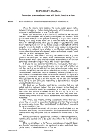 IGCSE Literature | PDF