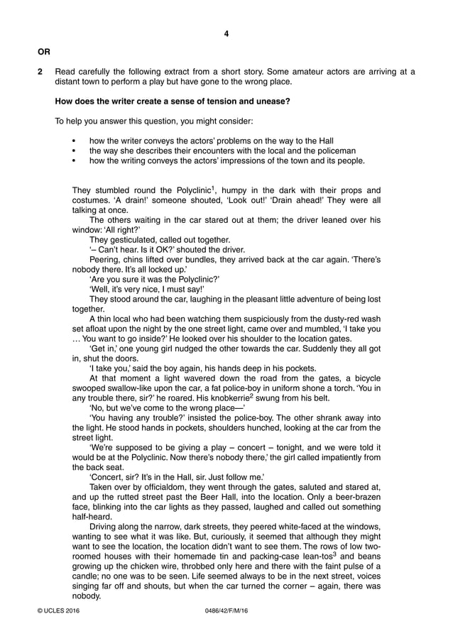 IGCSE Literature | PDF