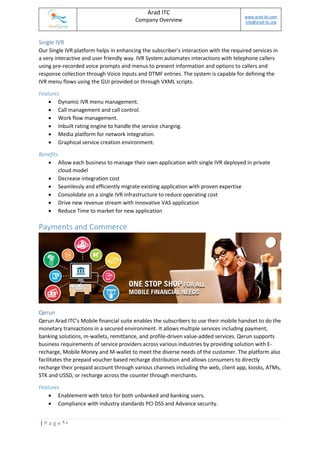 Arad ITC-Overview | PDF