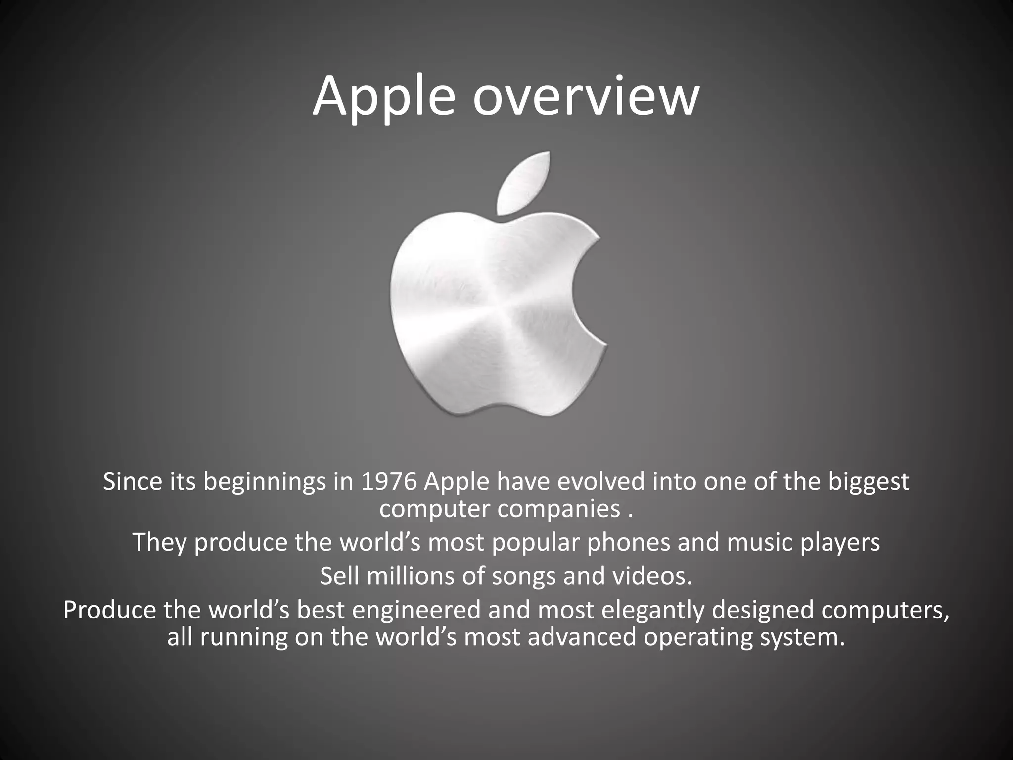 brief history of apple | PPTX