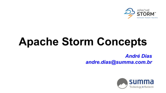 Apache Storm Concepts Ppt