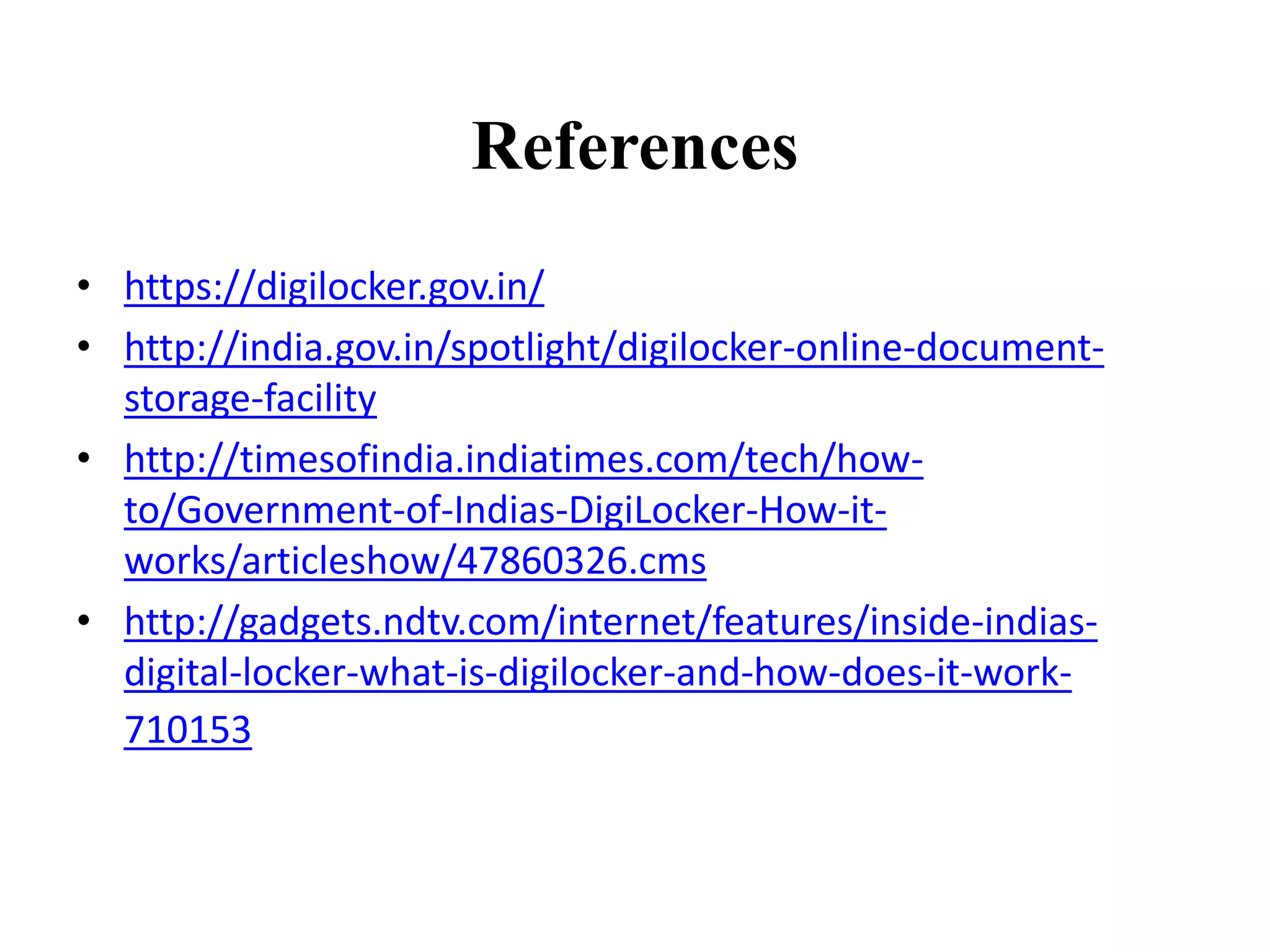 DigiLocker-presentation | PPTX