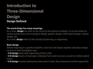 Intro to 3D | PPT