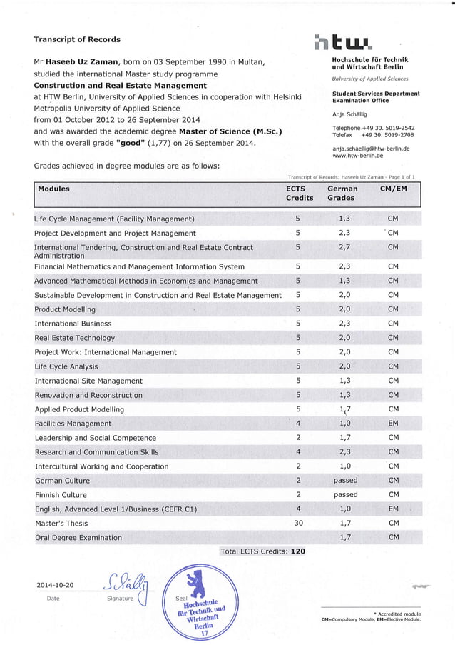 Transcript of Records | PDF