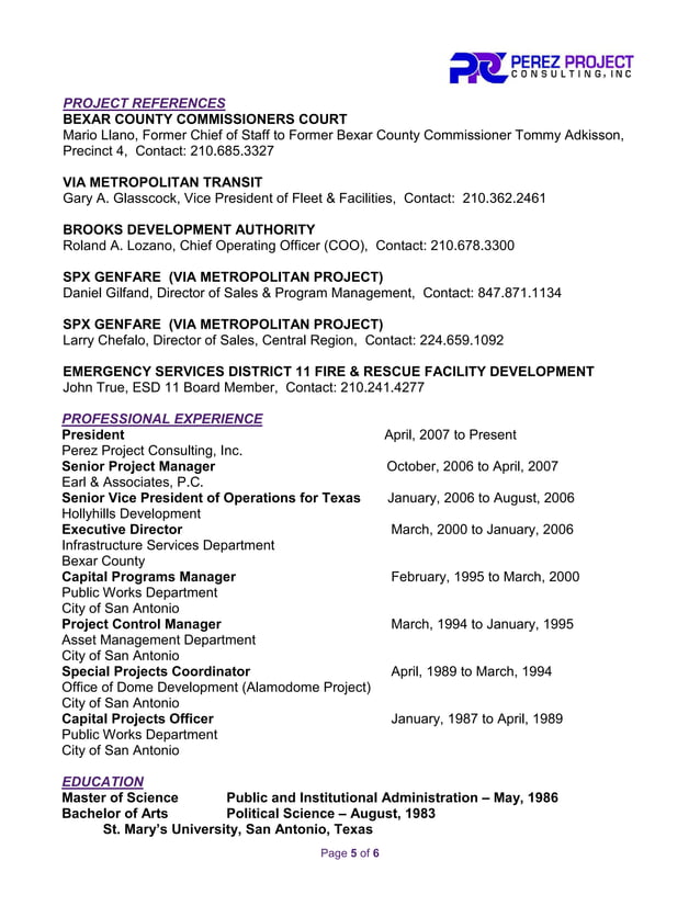 PPC.MASTER.RESUME.WITH.CIP.SBEDA.v2 | Construction Industry | Industries