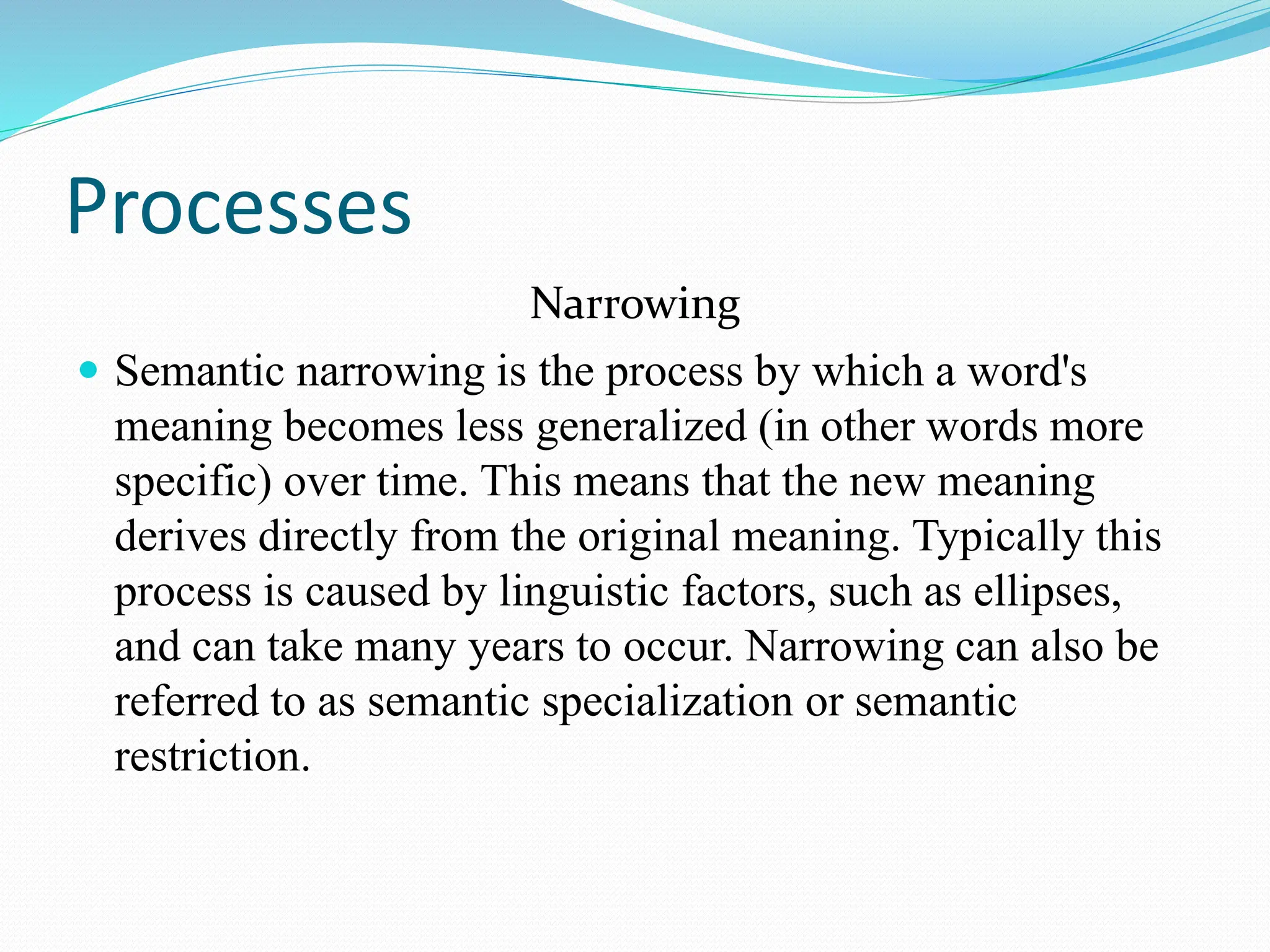 Semantics change over period of time In linguistics | PPTX