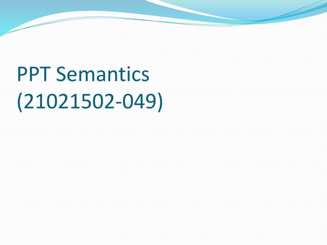 Semantics change over period of time In linguistics | PPTX
