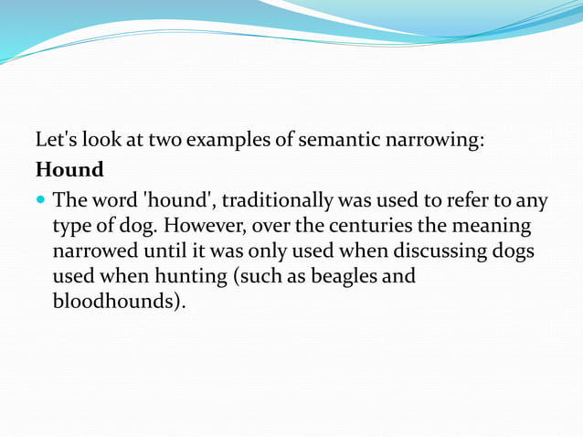 Semantics change over period of time In linguistics | PPTX