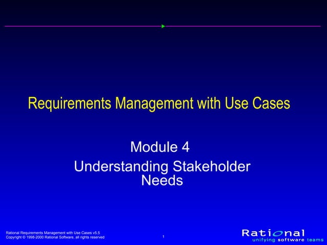 Understanding Stakeholder Needs | PPT