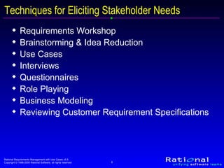 Understanding Stakeholder Needs | PPT