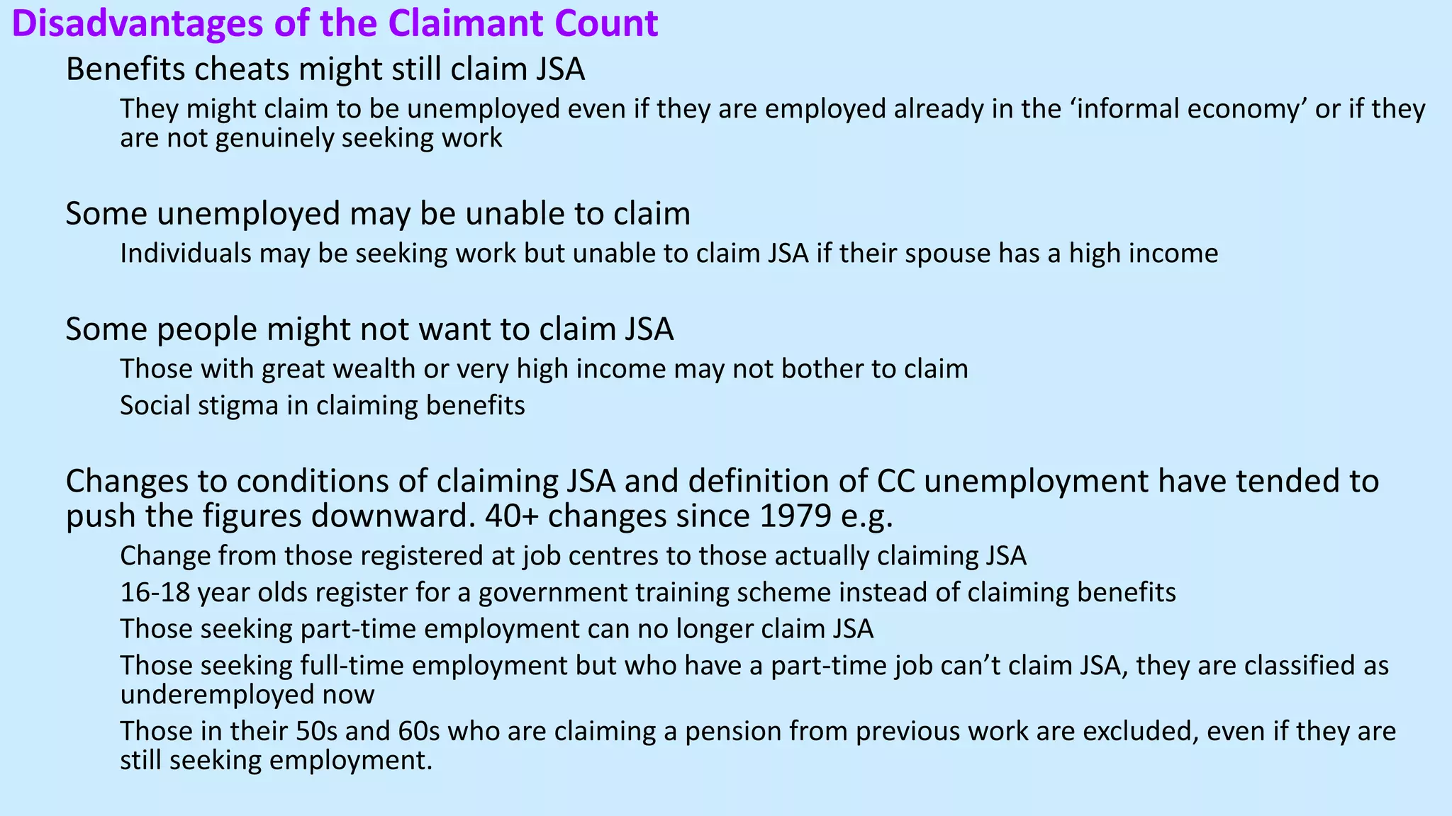 Employment & Unemployment - How they are measured | PPTX
