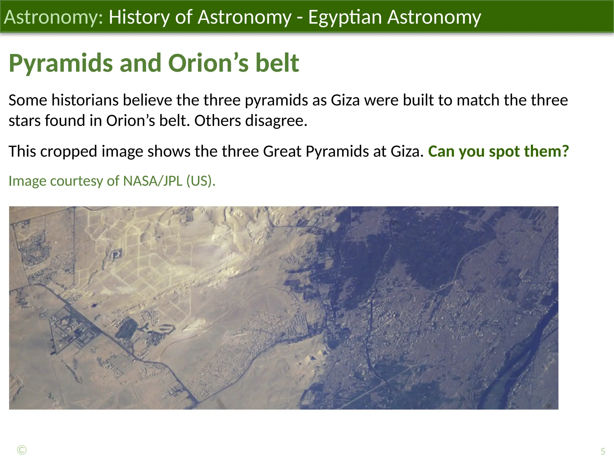 04A002 History of Astronomy - Egyptian Astronomy | PPTX