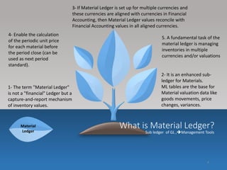 SAP Material Ledger -2014 | PPT