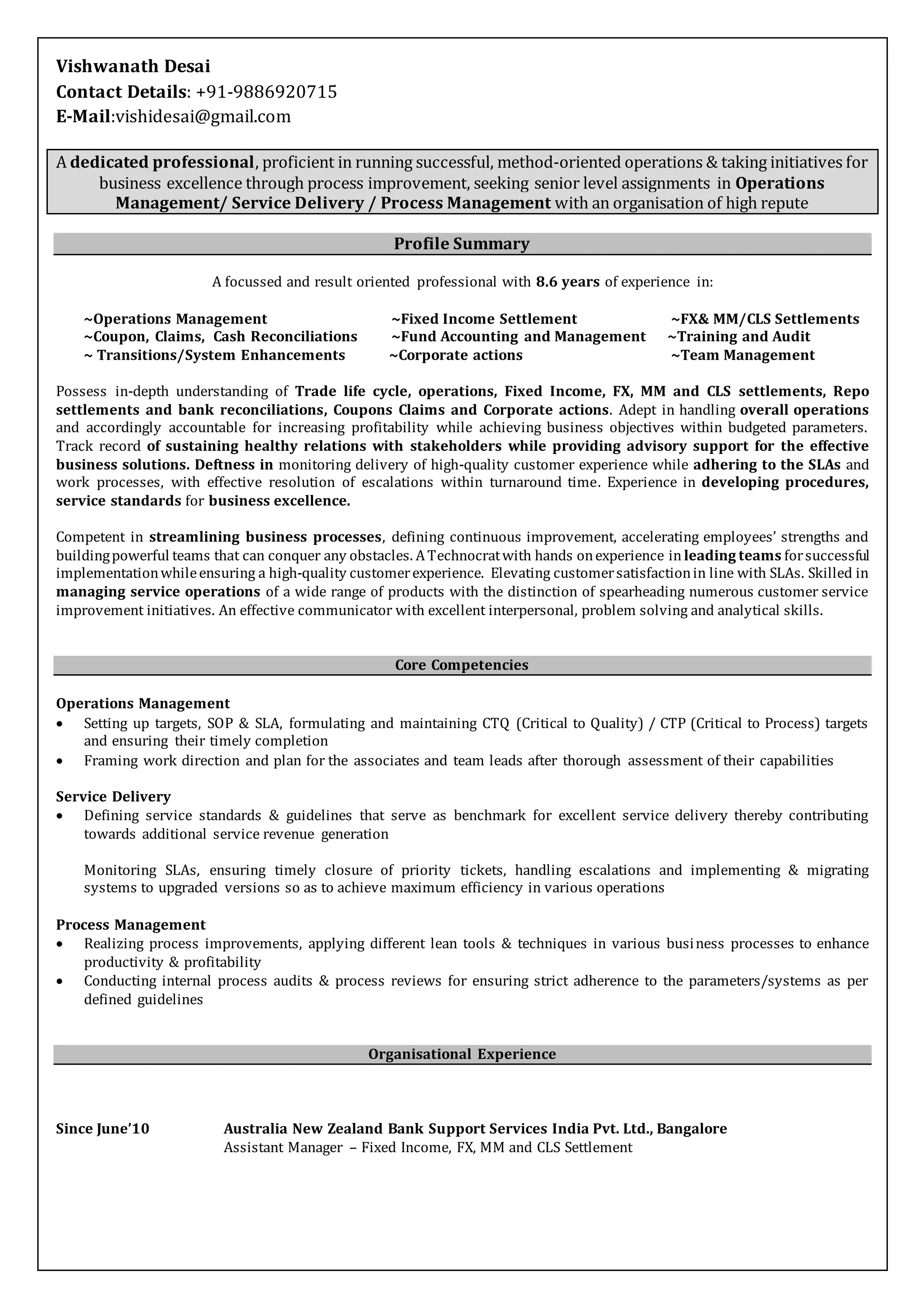 Vishwa Resume | PDF