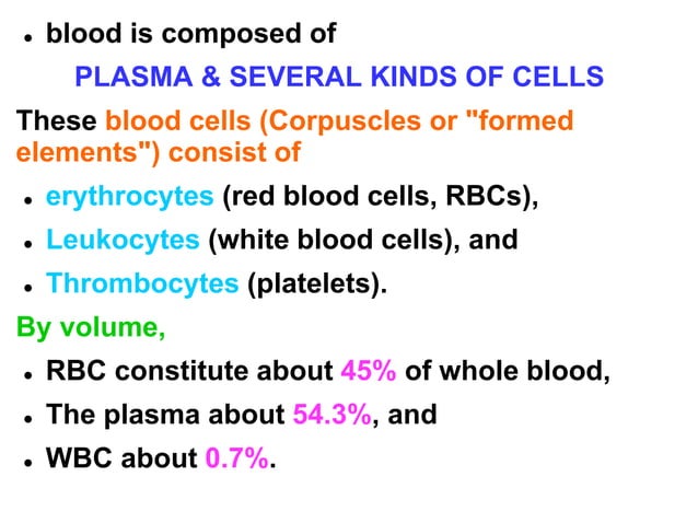 HUMAN BLOOD - composition and functions of blood, hemopoeisis, blood ...