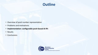 04 accelerating dl inference with (open)capi and posit numbers | PPT