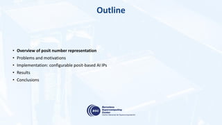 04 accelerating dl inference with (open)capi and posit numbers | PPT