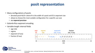04 accelerating dl inference with (open)capi and posit numbers | PPT