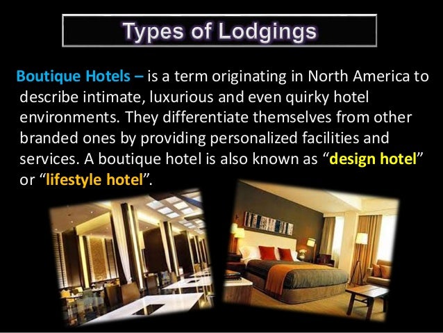 Accommodation Sector - Tourism