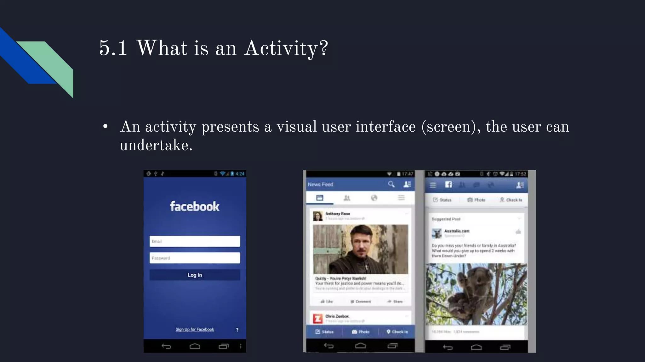 04 activities and activity life cycle | PPTX