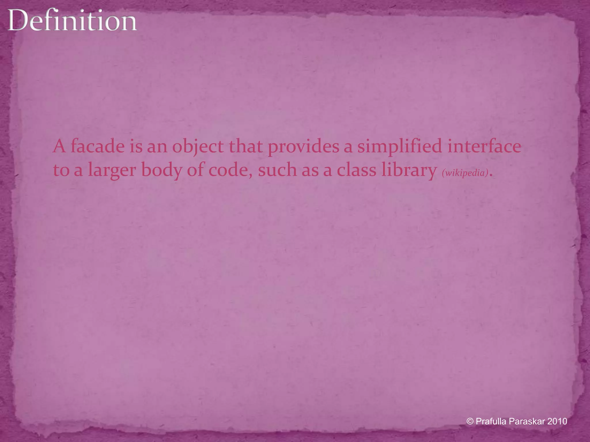 Design Patterns - 04 Adapter and Facade Pattern | PPTX