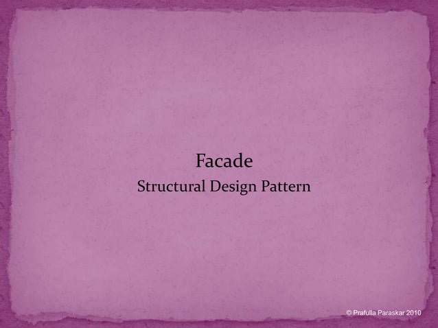 Design Patterns - 04 Adapter and Facade Pattern | PPT