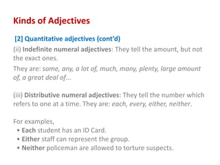 Adjectives | PPTX