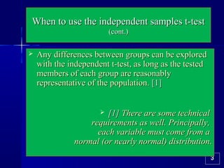 Independent sample_t-test | PPT