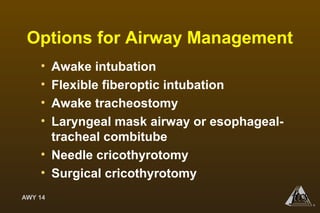 Airway management | PPT