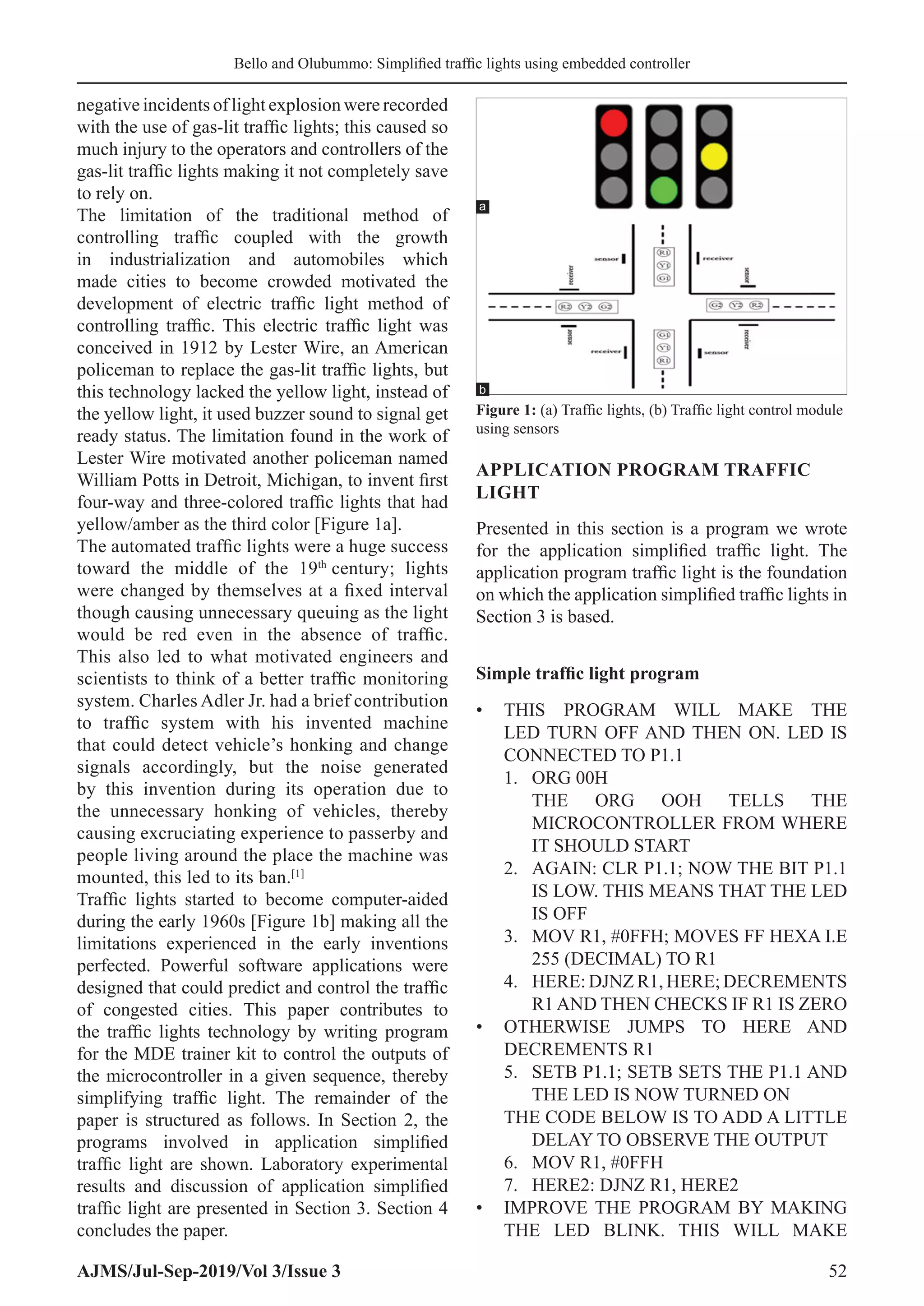 Simplified Traffic Lights Using 8051 Maxim DS89C4XX Embedded Controller (MDE) | PDF