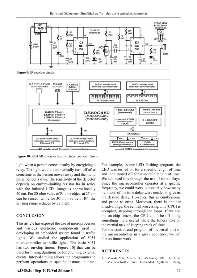 Simplified Traffic Lights Using 8051 Maxim DS89C4XX Embedded Controller ...