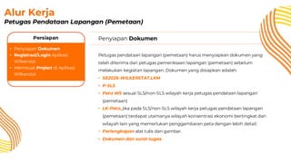04 Alur Kerja Petugas Lapangan.pdf UNTUK SENSUS | PDF