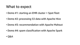 Amazon Elastic Map Reduce: the demos | PDF