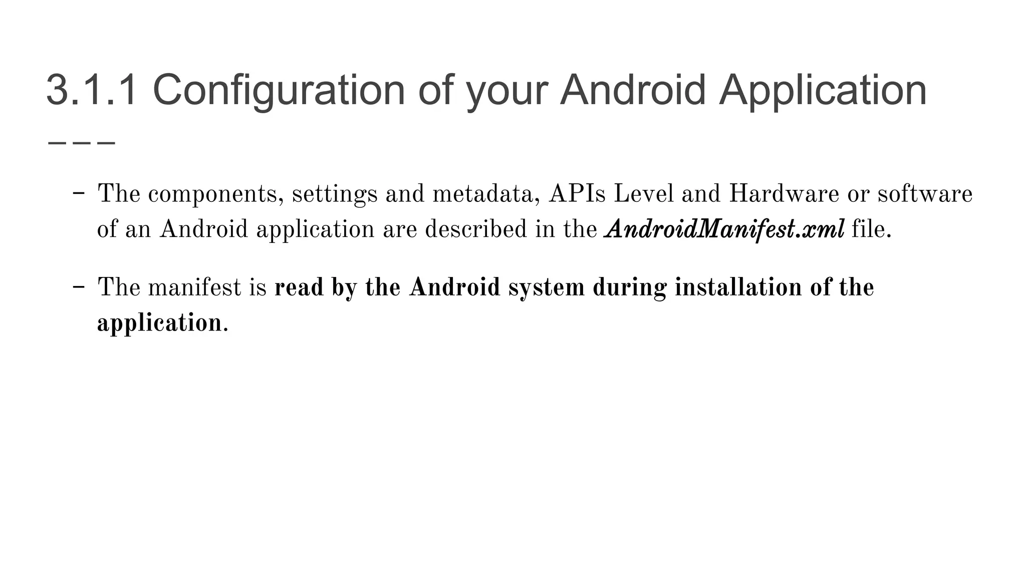 03 android application structure | PPTX