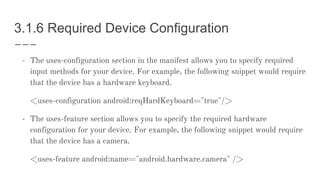 03 android application structure | PPTX | Operating Systems | Computer ...