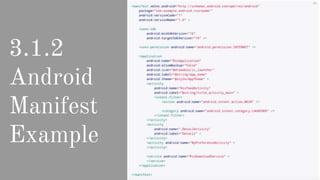 03 android application structure | PPTX | Operating Systems | Computer ...