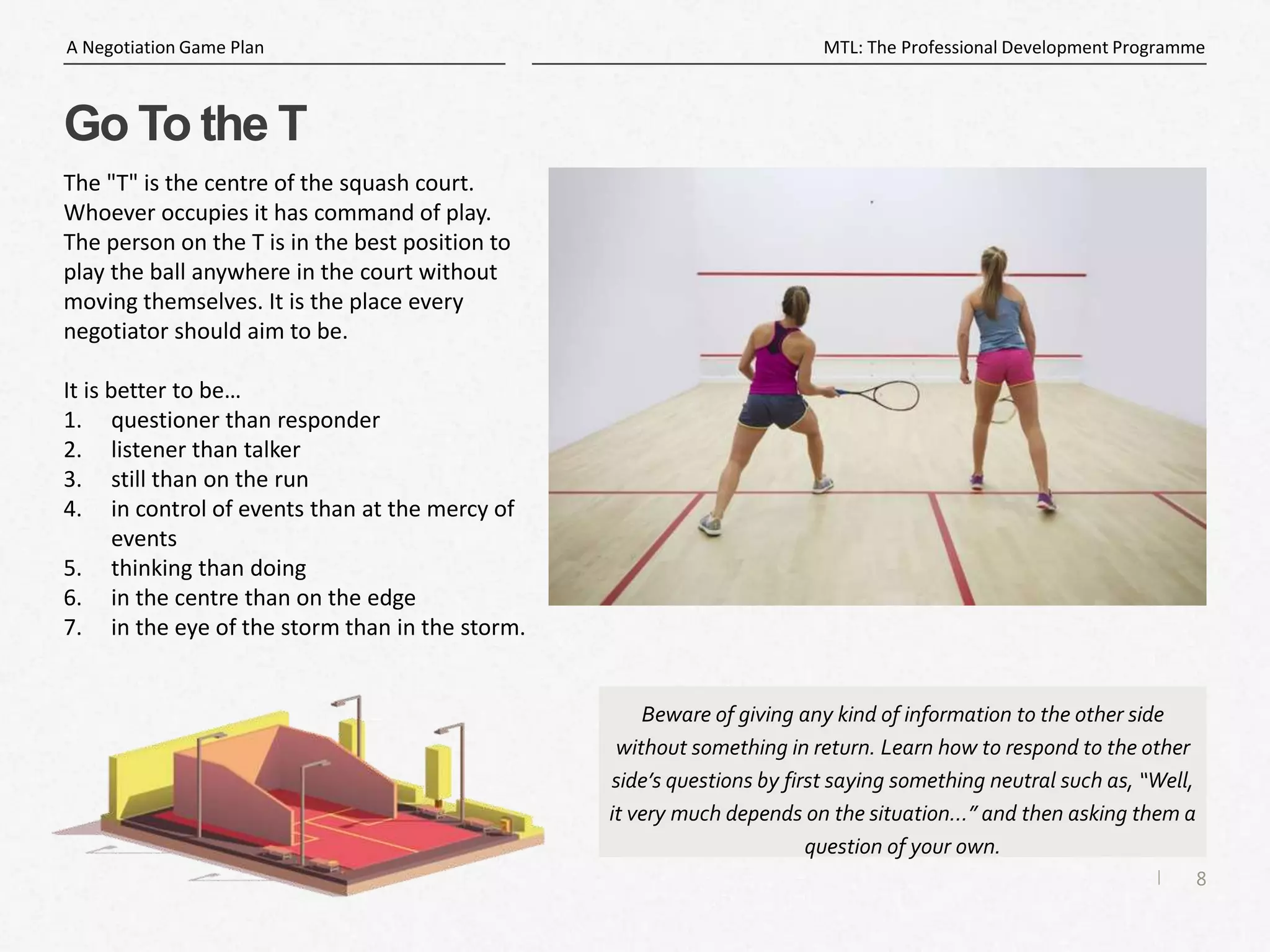 A Negotiation Game Plan | PPT