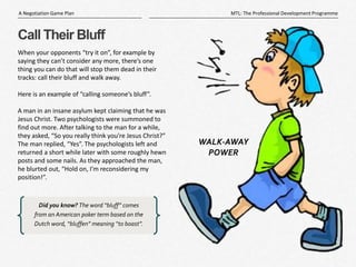 A Negotiation Game Plan | PPT