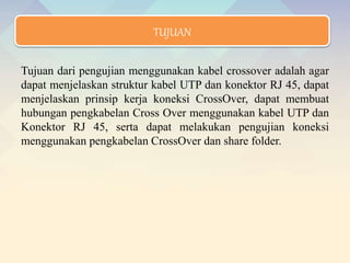 UTP CROSSOVER | PPT