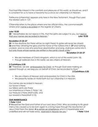 04 April 1, 2012 Philippians, Chapter 3 Verse 20 | PDF