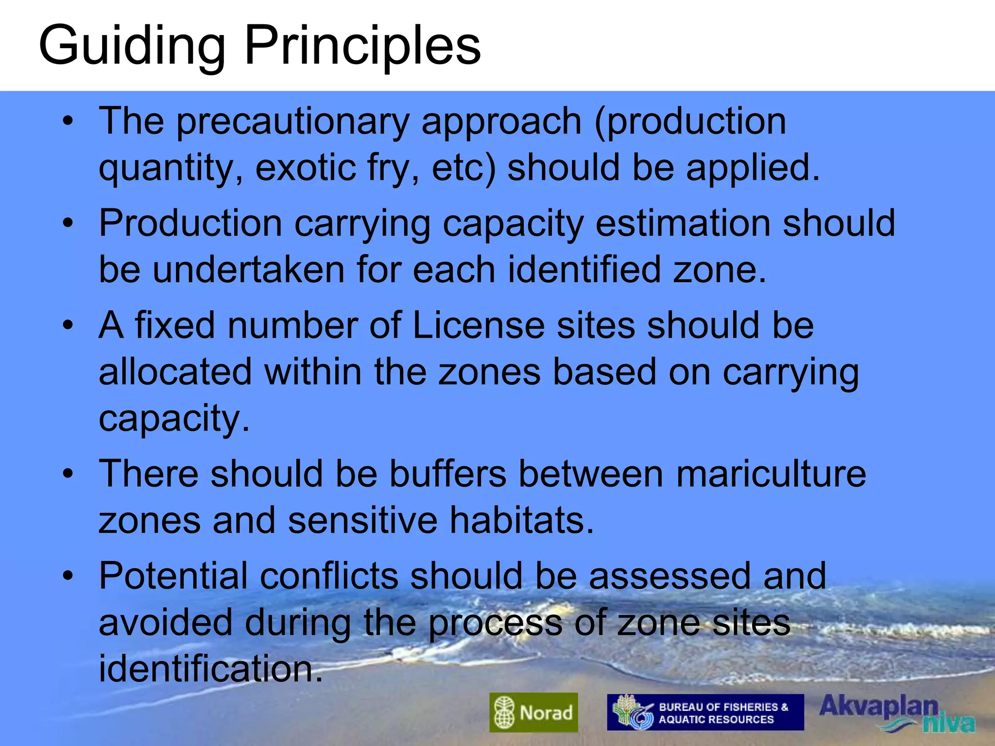 site selection criteria for cage culture | PPTX